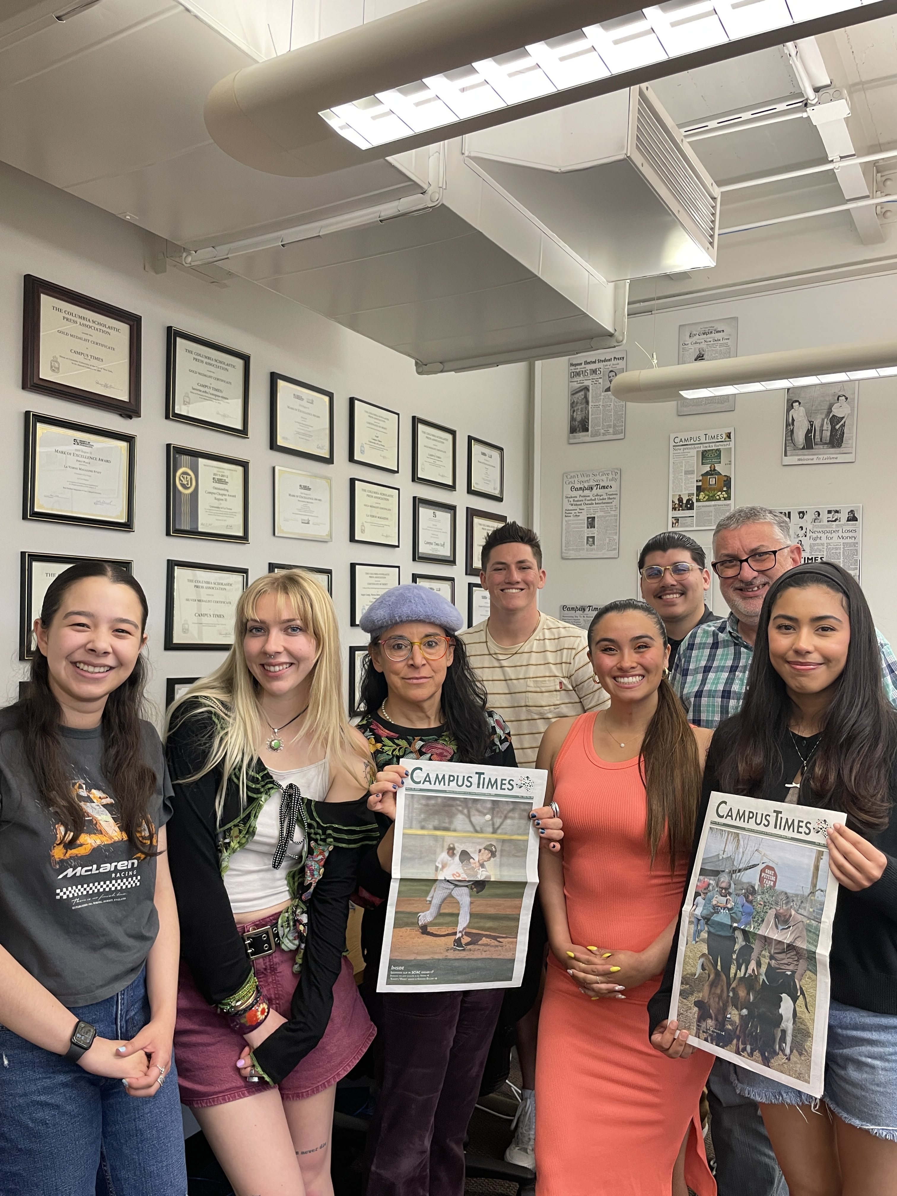 Campus Times Receives Gold Award | University of La Verne